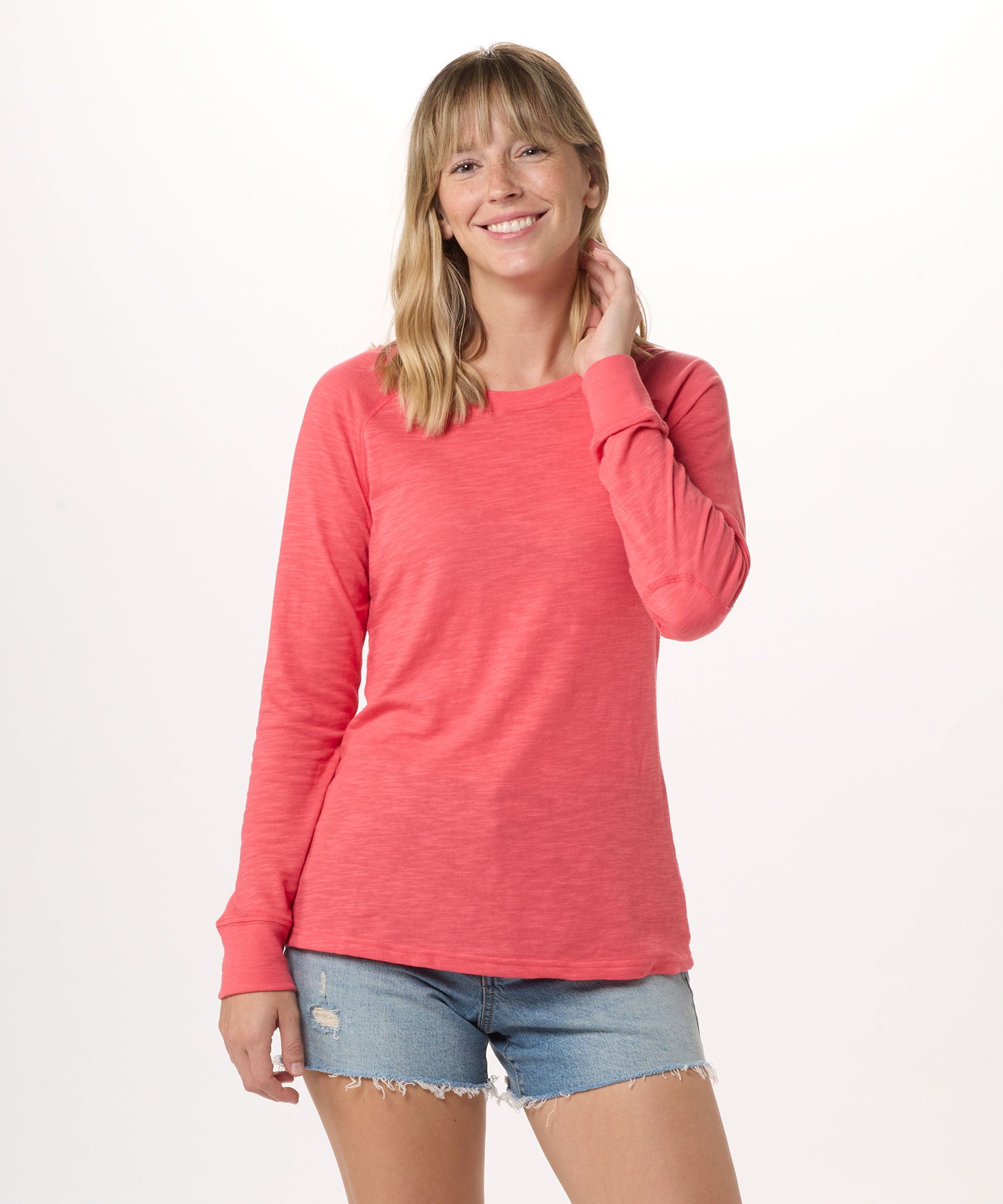 Women's Solid Preppy Patch Tee – Boxercraft